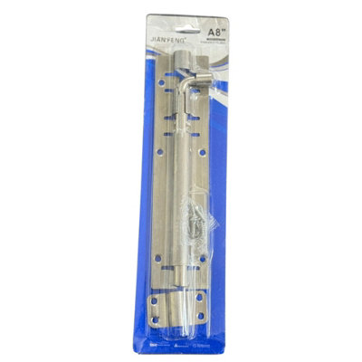 8-inch stainless steel tower door lock bolt