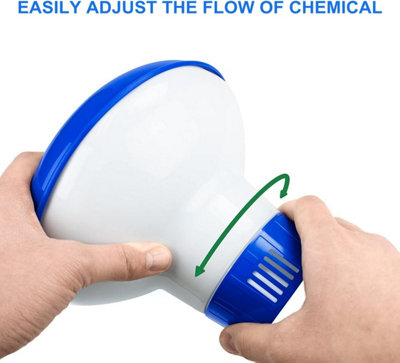 8 Inch Swimming Pool Floating Toothpaste Dispenser Floater Chemical ...
