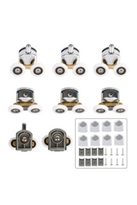 8 Pack 23mm Shower Door Rollers Replacement Sliding Wheels