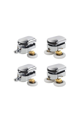 8 Pack 23mm Shower Door Rollers Replacement Sliding Wheels
