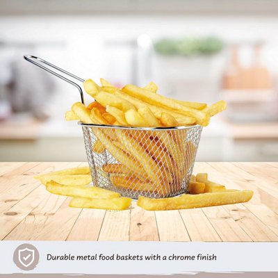 8 Pack Mini Chip Baskets for Serving Fries, Onion Rings & Snacks ...
