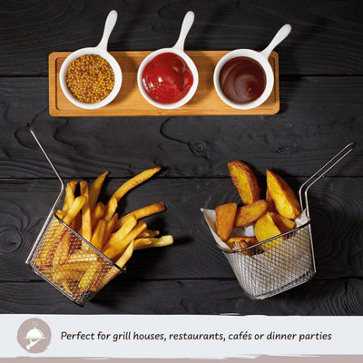 8 Pack Mini Chip Baskets for Serving Fries, Onion Rings & Snacks ...