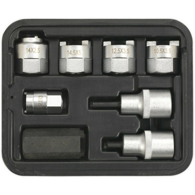 8-Piece McPherson Strut Nut Socket Set for 1/2-Inch Drive Vehicles