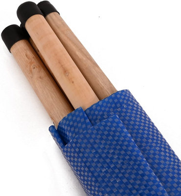 8 Pole Wooden Windbreak Beach Camping Windbreaker Sun Wind Shelter ...