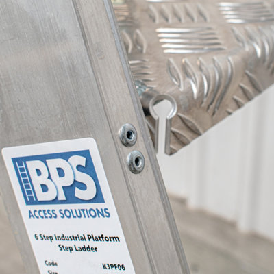 8 Step Industrial Platform Step Ladder