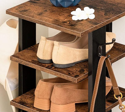 8 Tier Shoe Rack - Tall and Narrow with Vertical Storage