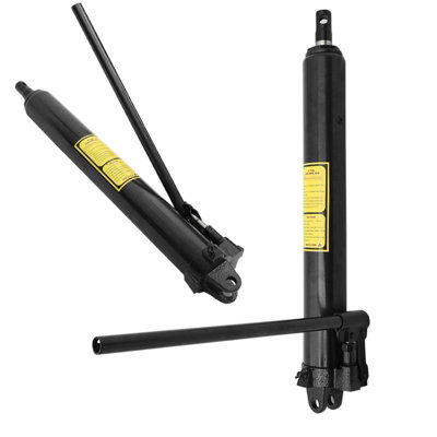 8 Ton Steel Hydraulic Long Ram Jack with Handle Black Replacement