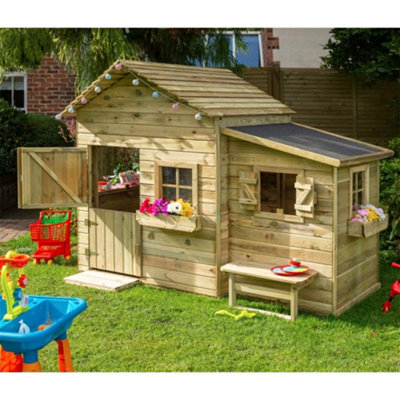 8 x 5' 3" Shopkeepers Playhouse (2.41m X 1.61m) | DIY at B&Q