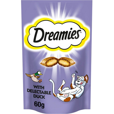 8 x 60g Dreamies Cat Treats Duck