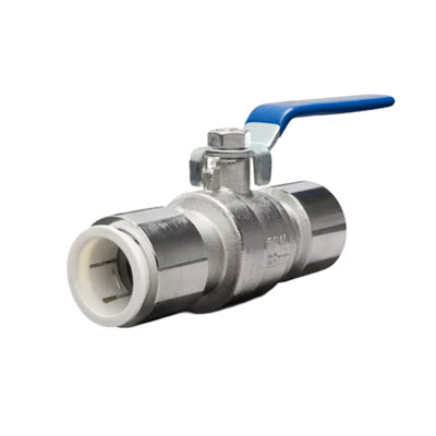 8 x Reliance, 15mm Compression Lever Ball Valve with JG Speedfit ...