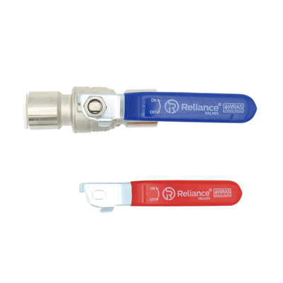 8 x Reliance, 15mm Compression Lever Ball Valve with JG Speedfit ...