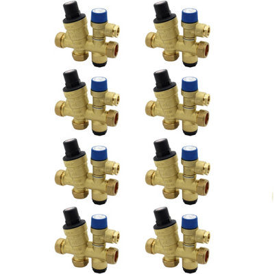 8 x Reliance CWIC200001 CASH ACME Inlet Control Valve 22mm 3/6 Bar ...