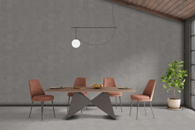 80 x Andesrock Grigio Stone Effect Matt Porcelain Indoor Wall & Floor ...