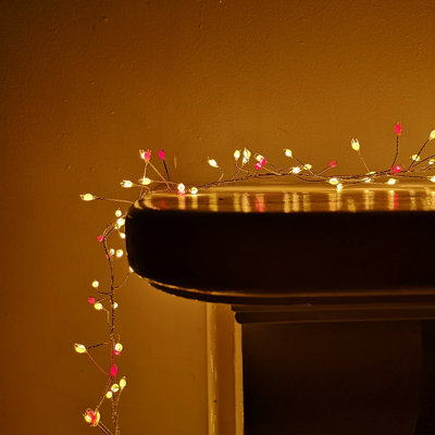 800 LED 5.5m Premier Christmas Indoor Outdoor Wire Cluster Lights with ...