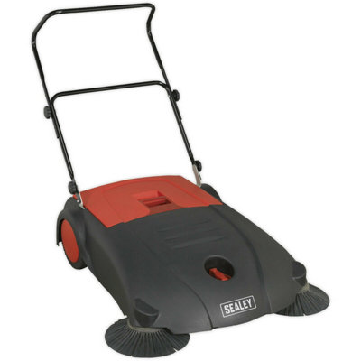800mm Floor Sweeper - Hard Floor 4-Brush System - 40L Hopper - Tubular ...