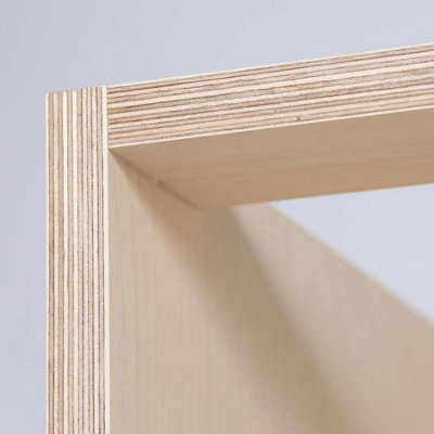 800mm Solid Birch Plywood Kitchen Unit - Three Drawer