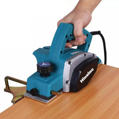 800W Portable Electric Wood Planer 3-1/4'' Hand Held Woodworking Power Tool