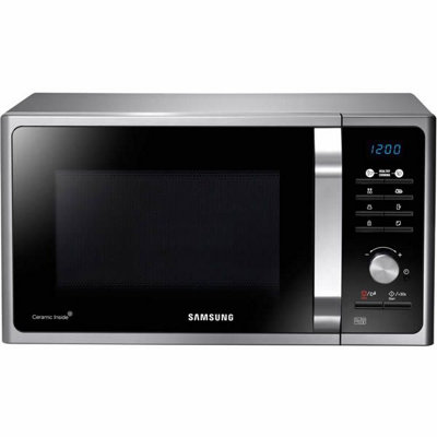 800Watts Compact Microwave LED Display Silver