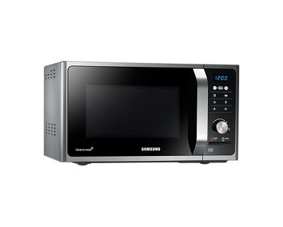 800Watts Compact Microwave LED Display Silver