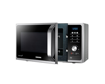 800Watts Compact Microwave LED Display Silver