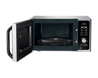 800Watts Compact Microwave LED Display Silver