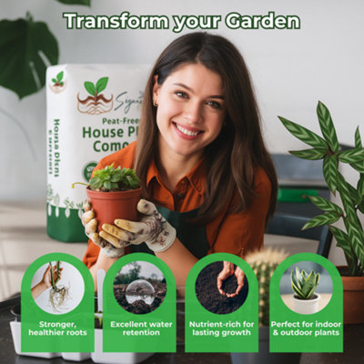 80L Houseplant Compost by Laeto Your Signature Garden