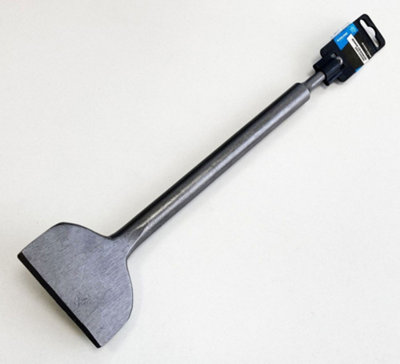 80mm CRANKED SDS CHISEL WIDE ANGLED TILE PLASTER REMOVING STEEL REMOVER ...