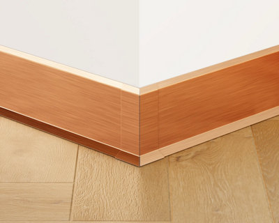 80mm External Modular Steel Corner for Steel Skirting Boards - Copper ...
