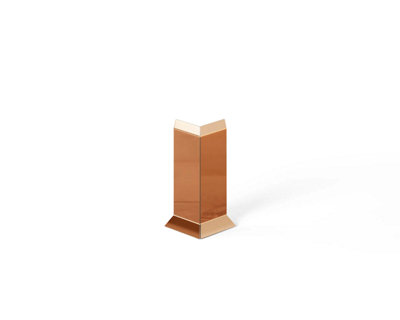 80mm External Modular Steel Corner for Steel Skirting Boards - Copper ...