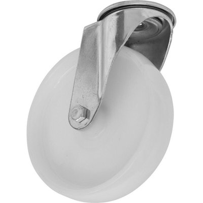 80mm Heavy Duty Polyamide Swivel Castor Wheel with Bolt Hole Fixing