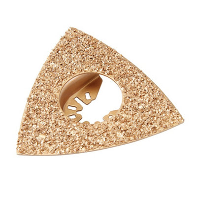 Shop 80mm Multi Tool Triangular Rasp Carbide Grit Grout & Mortar ...