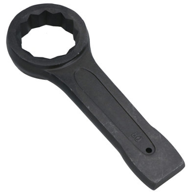 80mm Slogging Box End Striking Ring Wrench Spanner Bi-Hex 12 Sided Metric