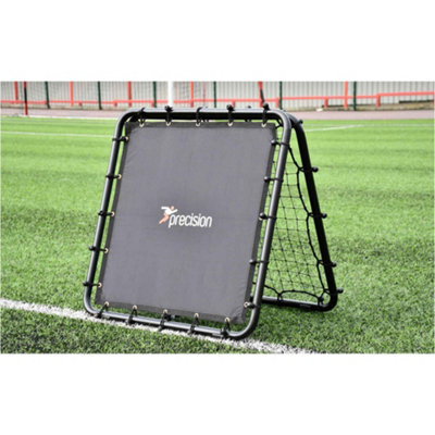 80x80cm Heavy Duty Double Sided Football Rebounder - Garden Ball Return ...