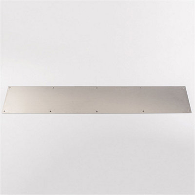 815mm x 150mm Plain Door Kickplate - Satin Stainless Steel Kick Plate ...
