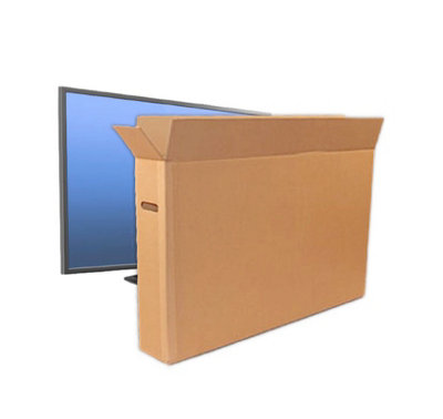 85 Inch TV Removal Double Wall Cardboard Box | DIY at B&Q