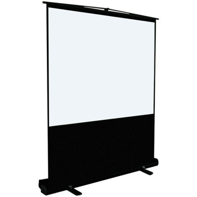 86" Pull Up Free/Floor Ground Standing Projector Screen 1:1 ...