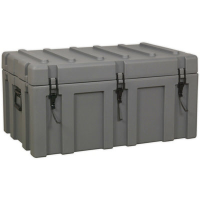 870 x 530 x 425mm Outdoor Waterproof Storage Box - 131L Heavy Duty ...