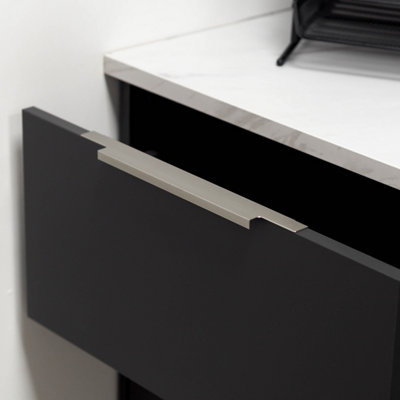 896mm Brushed Nickel Miami Trim | DIY at B&Q