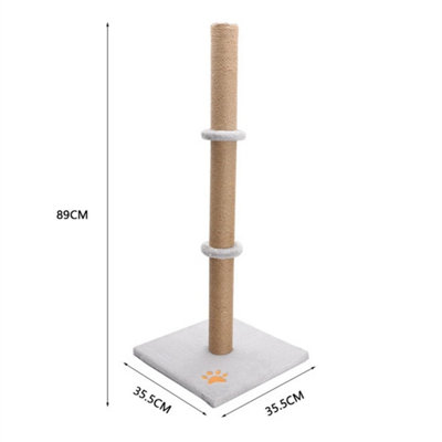 89CM Cat Scratching Post Cat Kitten Extra Tall Scratching Scratcher ...