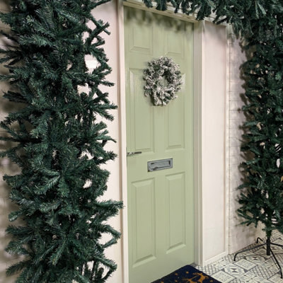 8ft (2.4m) Indoor Outdoor Artificial Christmas Tree Arch in Green