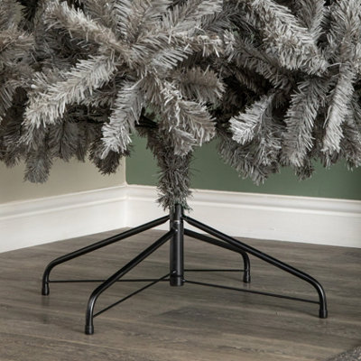 8ft (2.4m) Plain Grey Colorado Spruce Wrapped Christmas Tree 1097 Tips