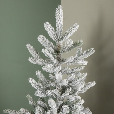 8ft (2.4m) Snowy Grandis Fir Artificial Christmas Tree with 2935 Tips ...
