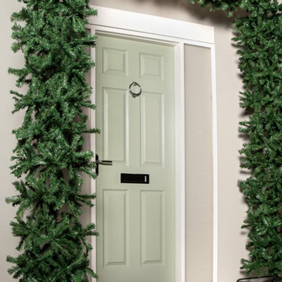 8ft (2.55m) Double Door Artificial Christmas Tree Arch in Green with ...