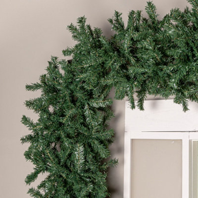 8ft (2.55m) Double Door Artificial Plain Green Christmas Tree Arch in ...