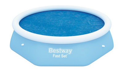 8ft Bestway Above Ground Solar Paddling Pool Cover | DIY at B&Q