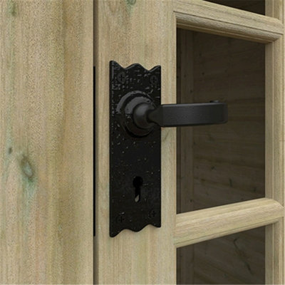 8ft x 6ft (2410mm x 1810mm) Horsforth Elite Pressure Treated Shiplap ...