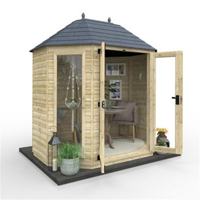 8ft x 6ft (2410mm x 1810mm) Horsforth Elite Pressure Treated Shiplap ...