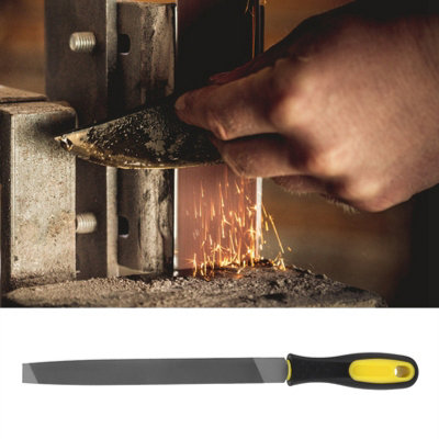 8in Flat Mill File Smooth Blade with Handle Edge File Sharpening Tool ...