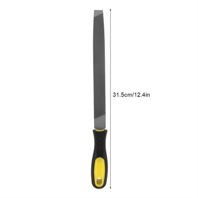 8in Flat Mill File Smooth Blade with Handle Edge File Sharpening Tool ...