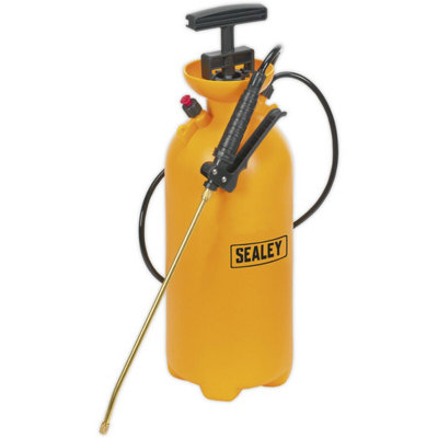 8L Metal Pressure Sprayer with Adjustable Nozzle and Shoulder Strap for ...